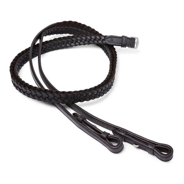 EcoRider Plaited Reins Braided Soft Eco Leather Grip Showing Reins ...
