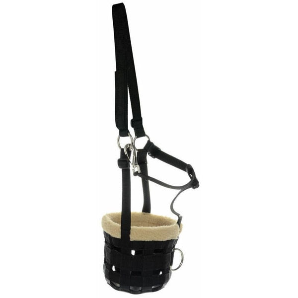 Hy Equestrian Muzzle with Fleece Grazing Muzzle For Laminitis & Weight ...
