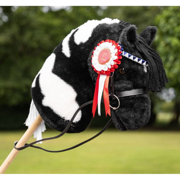 LeMieux Hobby Horse Rosette Pack Multi Kids Toy Pony Accessory Red/Blue ...