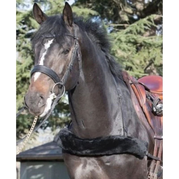 LeMieux Simuwool BreastGirth Cover Breast Girth Plate Soft Fluffy No ...